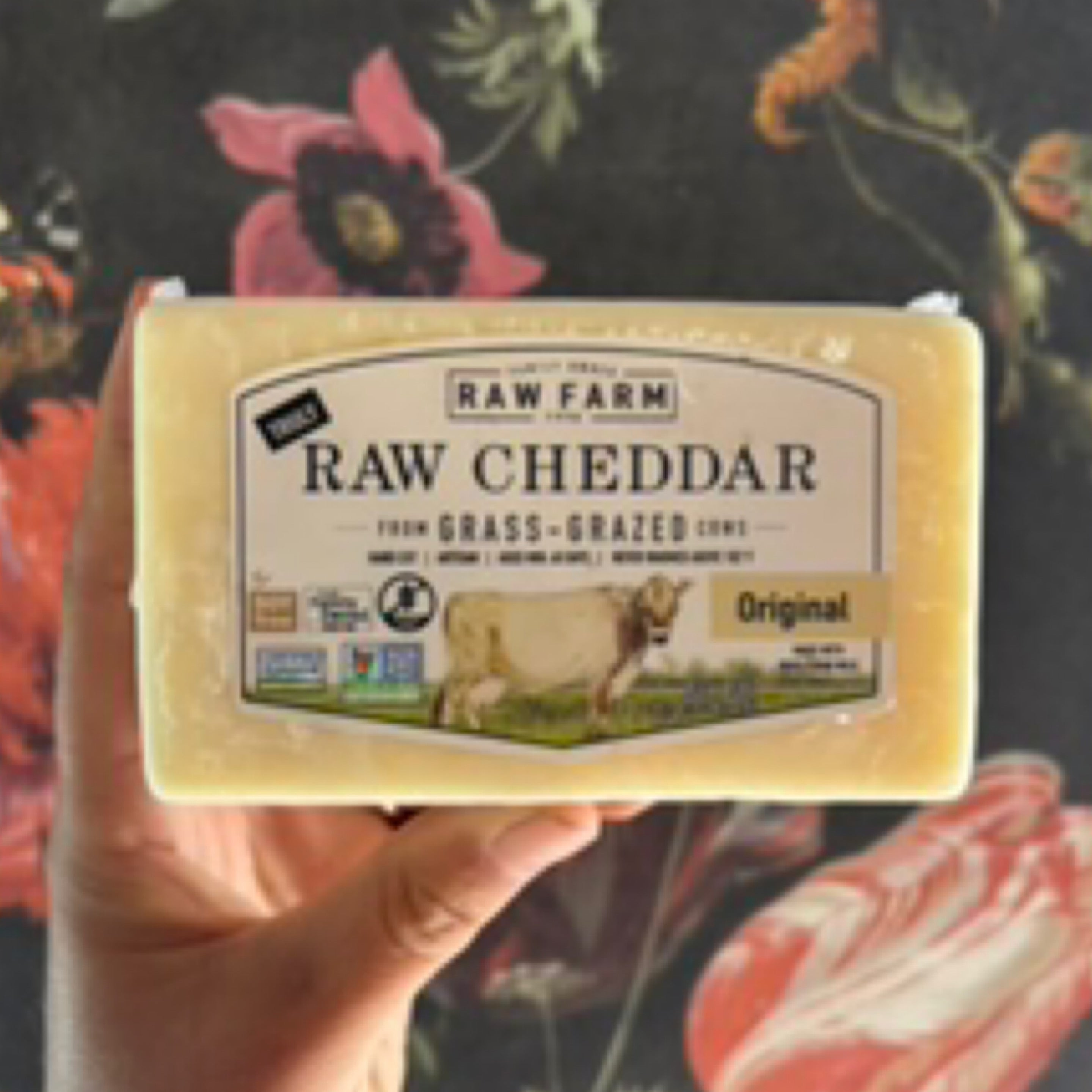 Raw Cheddar Cheese 16 oz | Rooted In Season Market